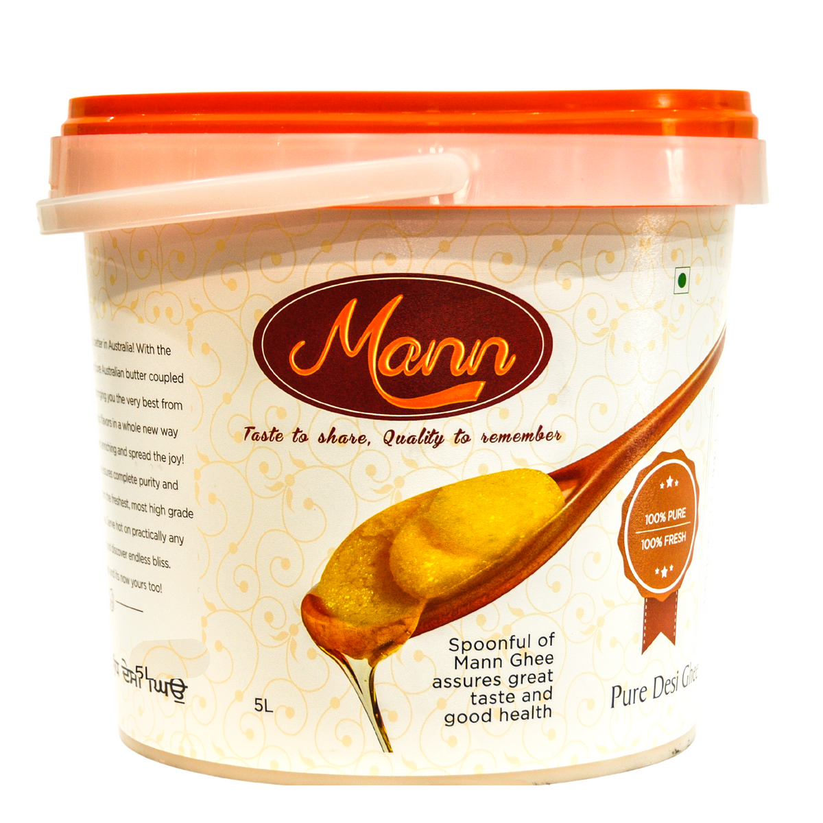 Buy Mann Ghee 5Ltr from Online Indian Grocery Shop, Melbourne