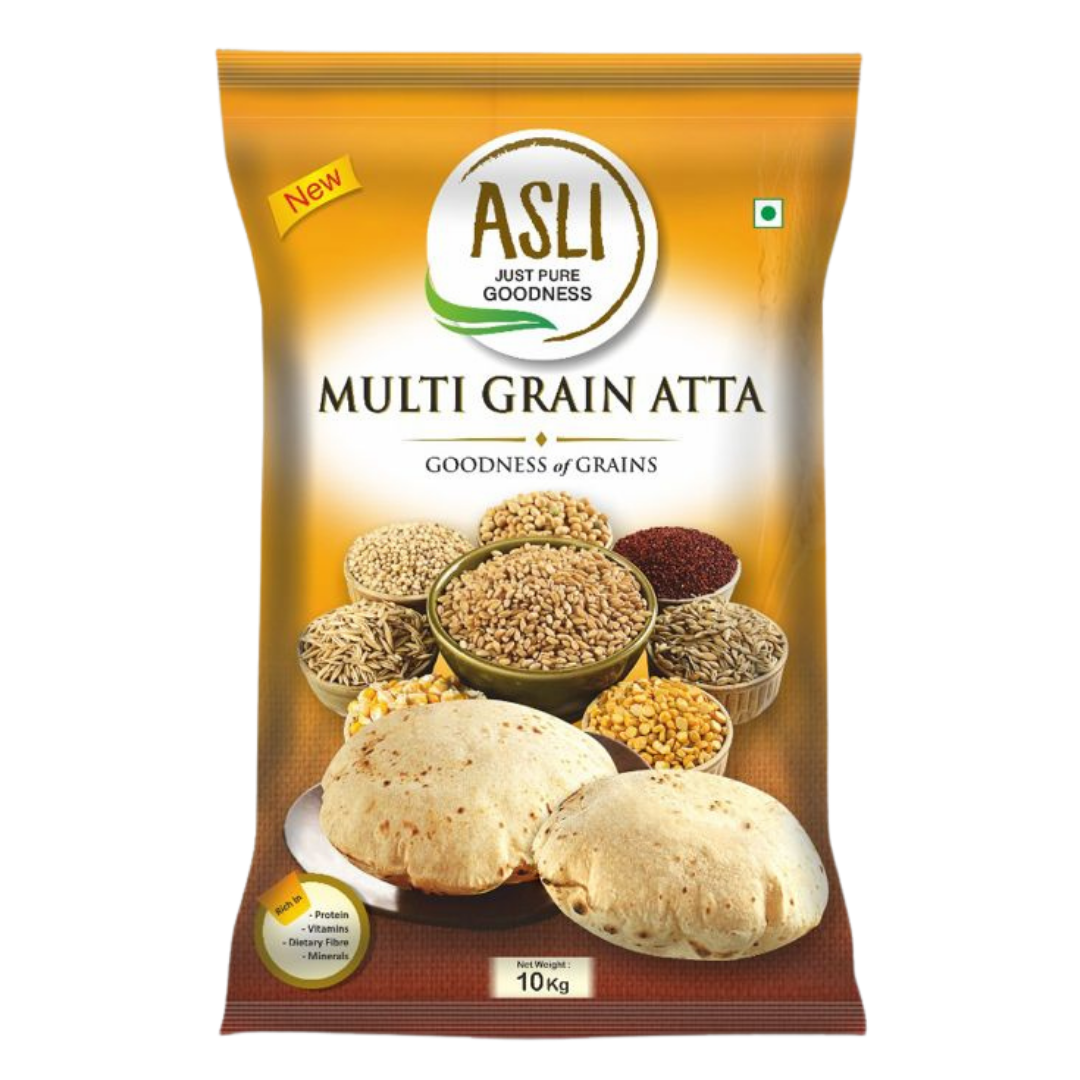 Buy Asli Multigrain Atta Flour 10Kg from Online Indian Grocery Shop ...
