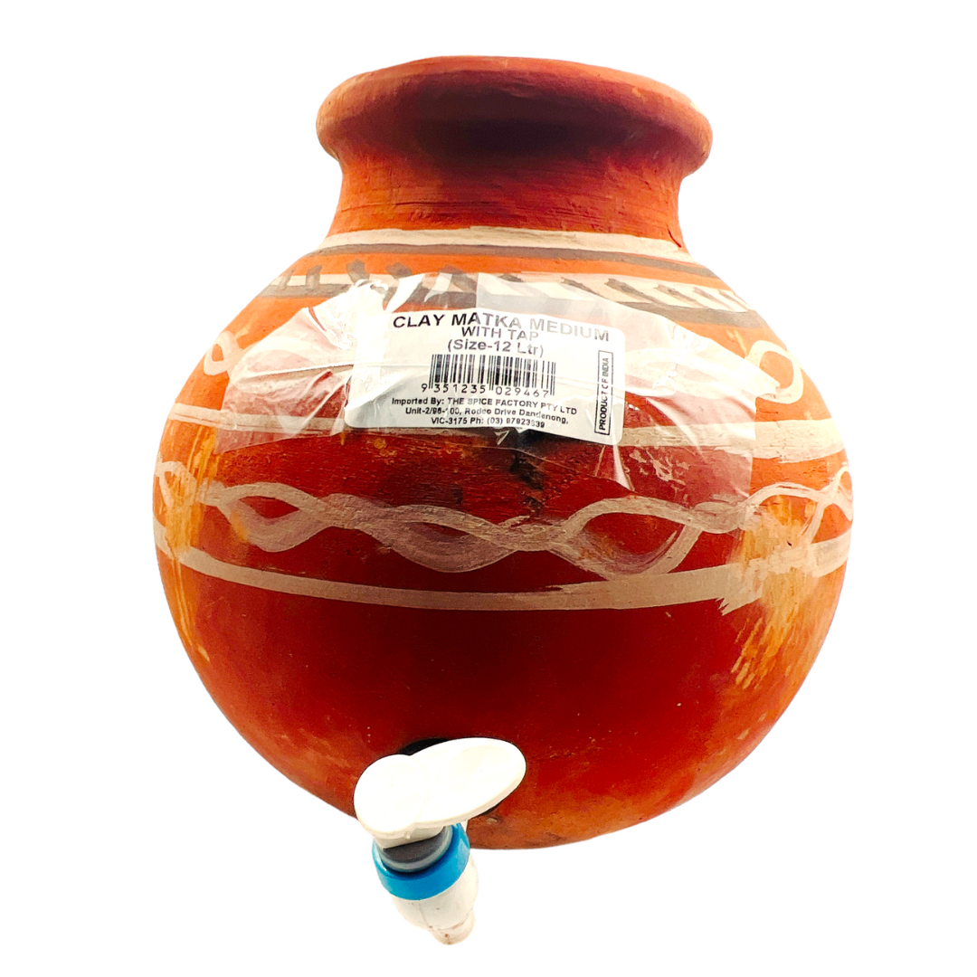 Buy Clay Matka Big With Tap | Indian Grocery Store Melbourne – India At ...