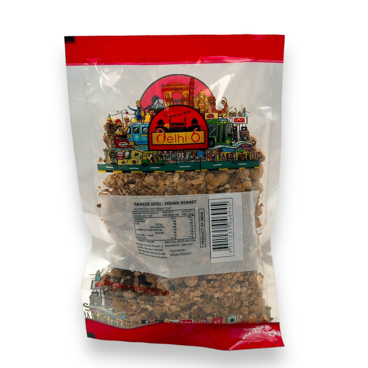 Buy Delhi 6 Paneer Dodi Whole/ Indian Rennet/ Herb 100gm from Online ...