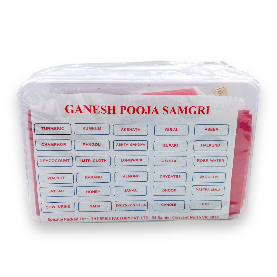 Buy Ganesh Pooja Pack (Puja Samagri Kit) from Online Indian Grocery ...