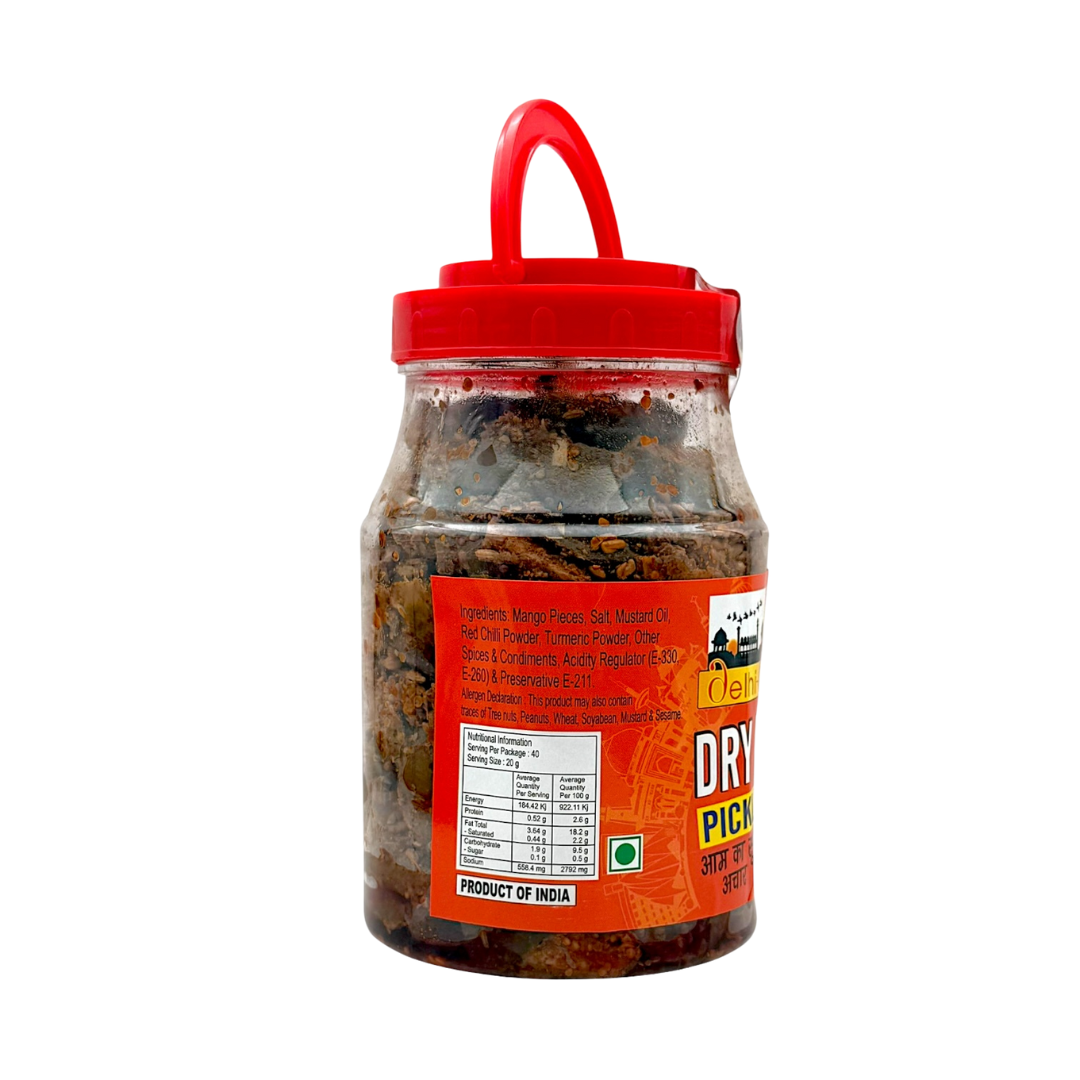 Buy Delhi 6 Dry Mango Pickle | Aam Ka Sukha Achar | 20% Less Salt ...