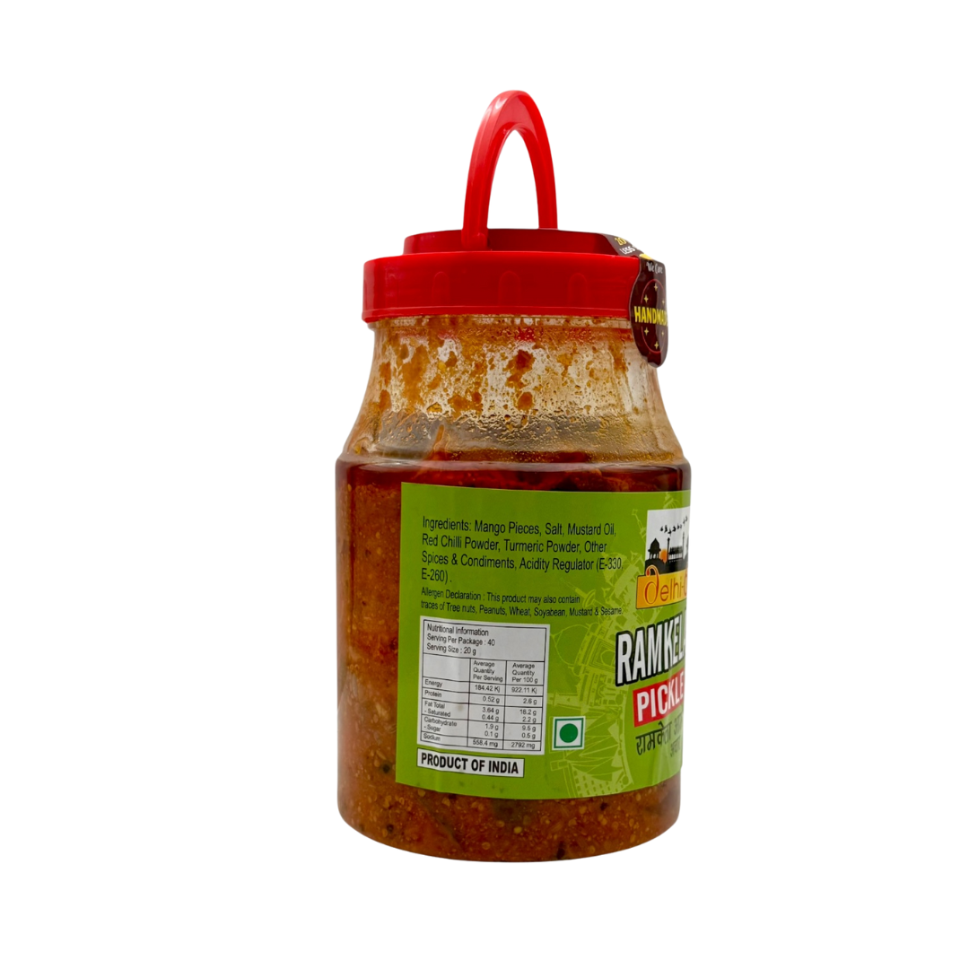 Buy Delhi 6 Ramkela Raw Mango Pickle | Ramkela Aam Ka Achar | 20% Less ...