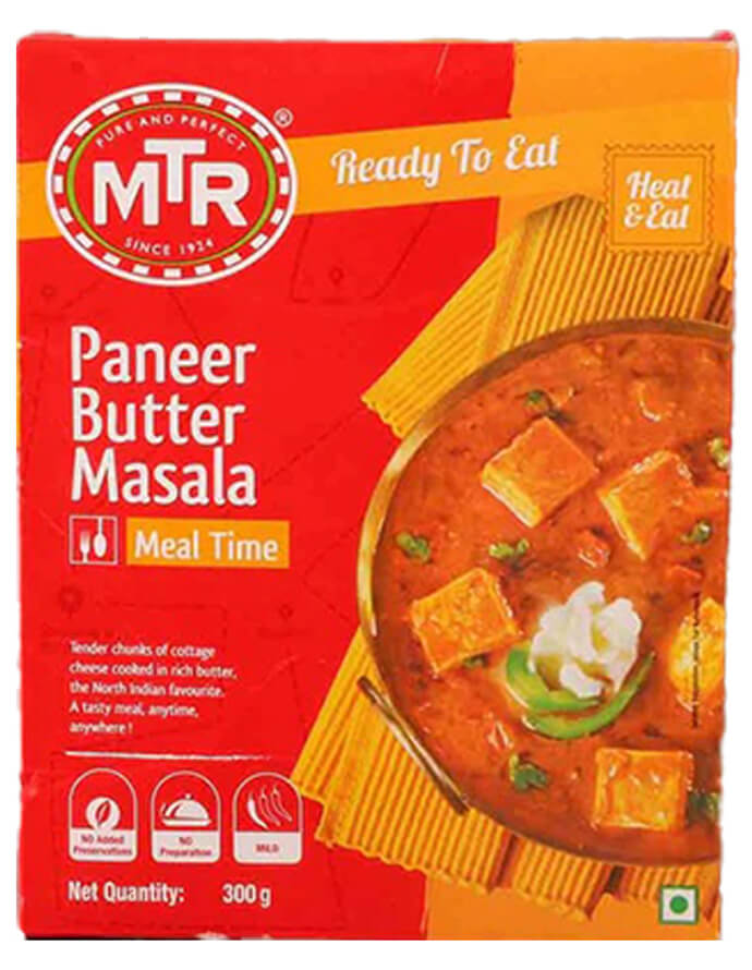 Buy Mtr Rte Paneer Butter Msl 300Gm from Online Indian Grocery Shop ...