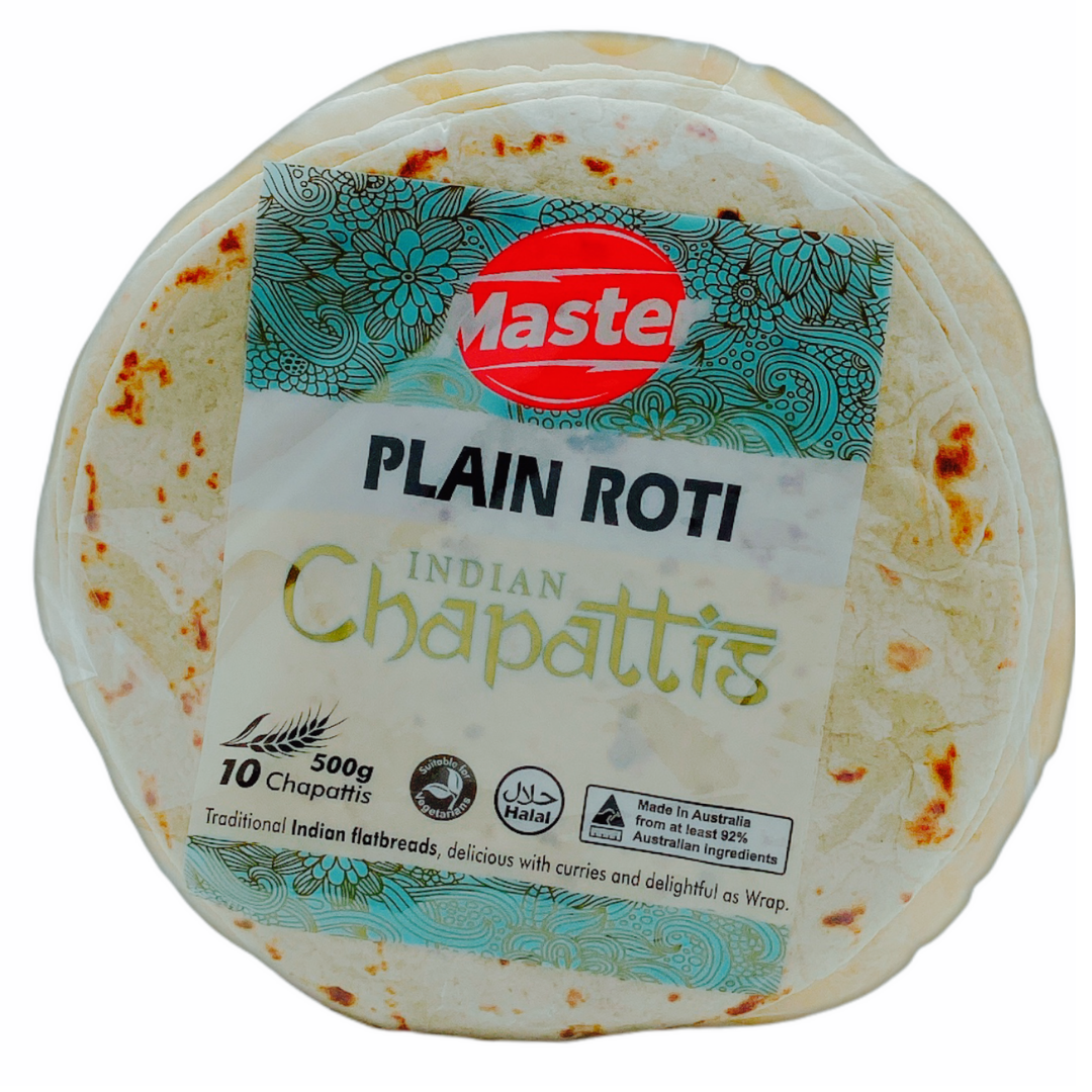Buy Master Plain Roti 500gm from Online Indian Grocery Shop, Melbourne