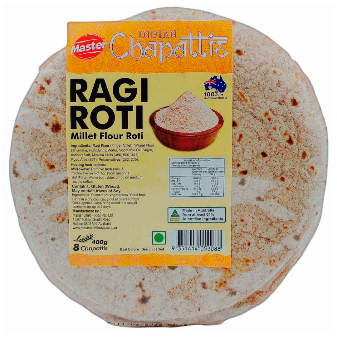 Buy Master Ragi Roti 400gm from Online Indian Grocery Shop, Melbourne